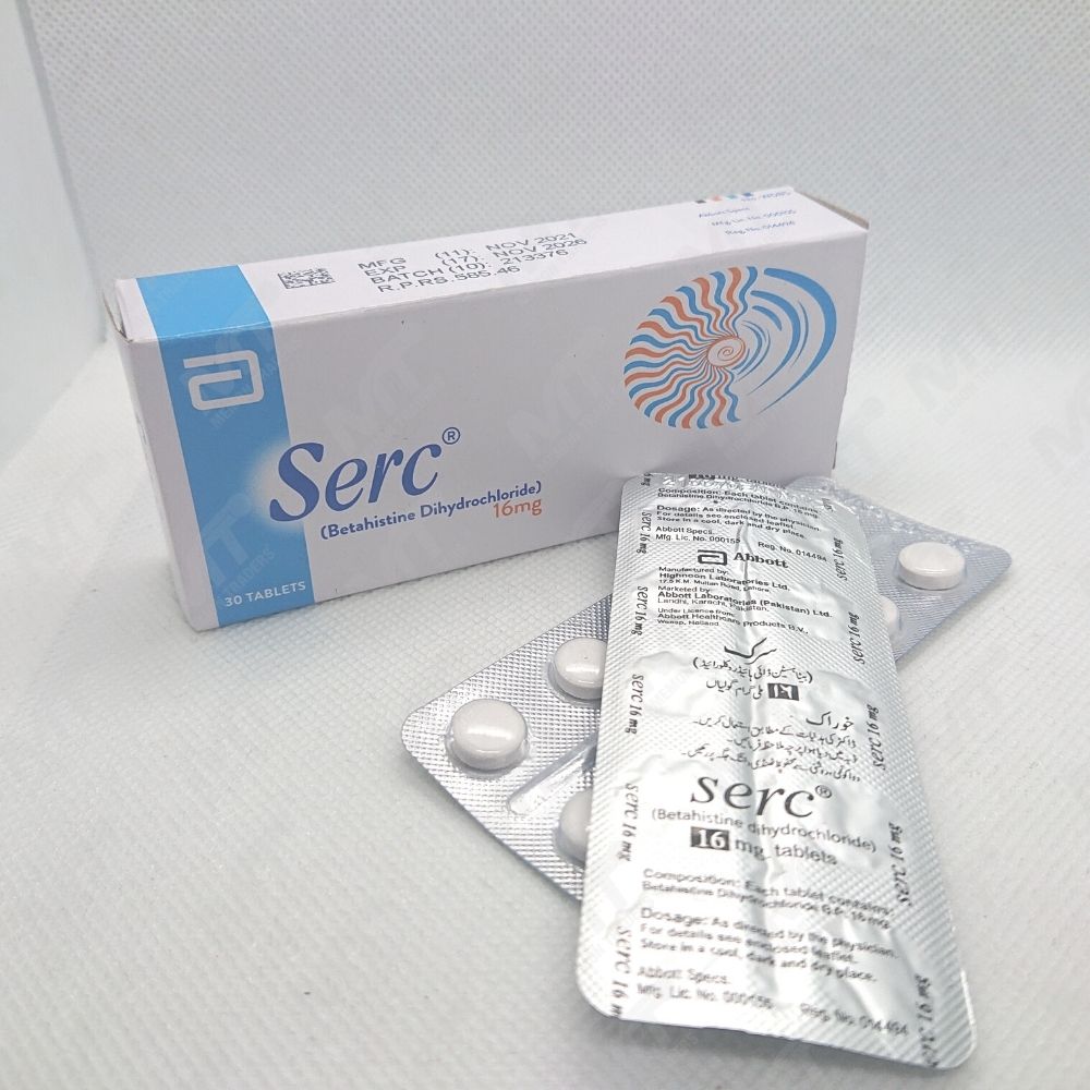 Serc 16mg Betahistine Dihydrochloride In Pakistan Memon Traders